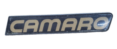 1982-1992 Camaro Rocker Panel Emblem Black Gold GM OEM | eBay