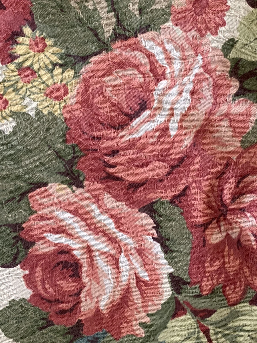 Cabbage Roses Fabric