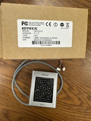 IDTECK | RFK101V 125kHz PSK Format/IDC Type KEYPAD, VANDAL-RESISTANT ...
