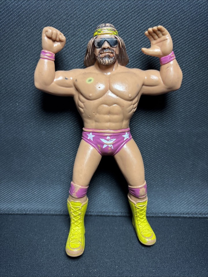 1986 WWF LJN Miss Elizabeth & Macho Man Randy Savage Vintage Titan ...