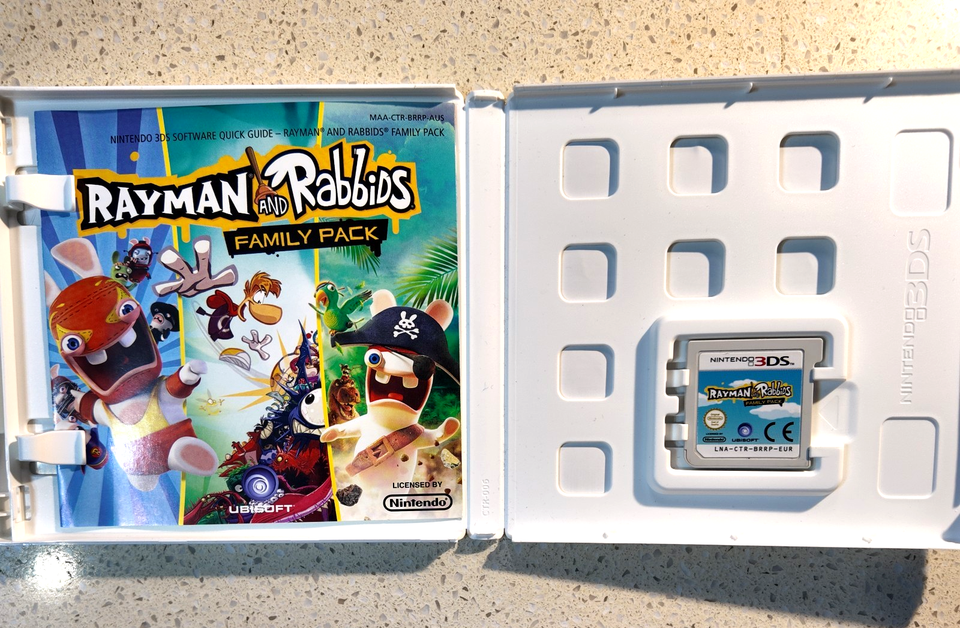 Rayman And Rabbids Family Pack - 3DS Nintendo (2012) GC Complete ...