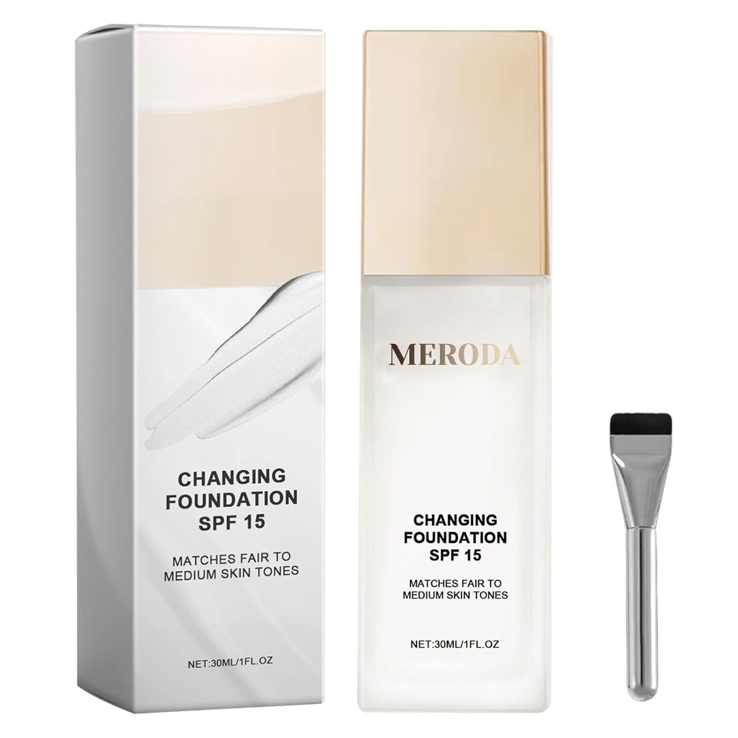 MerodaColor Changing Foundation, Korean Color-Changing Foundation Stick ...