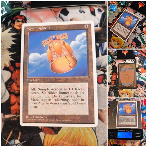 MTG Kormus Bell 🇩🇪 🟡 NM Fourth Edition 1995 Magic The Gathering Black ...