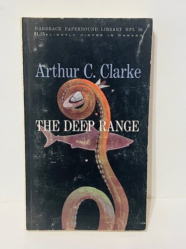 The Deep Range 1957 Arthur Clarke Science Fiction Paperback Book Vtg ...