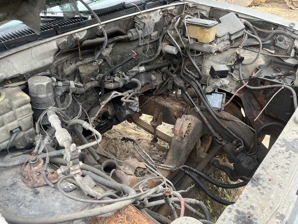 1997 GMC 3500 HD 6.5L Turbo Diesel Dually w/ Reading Utility Body Parts ...