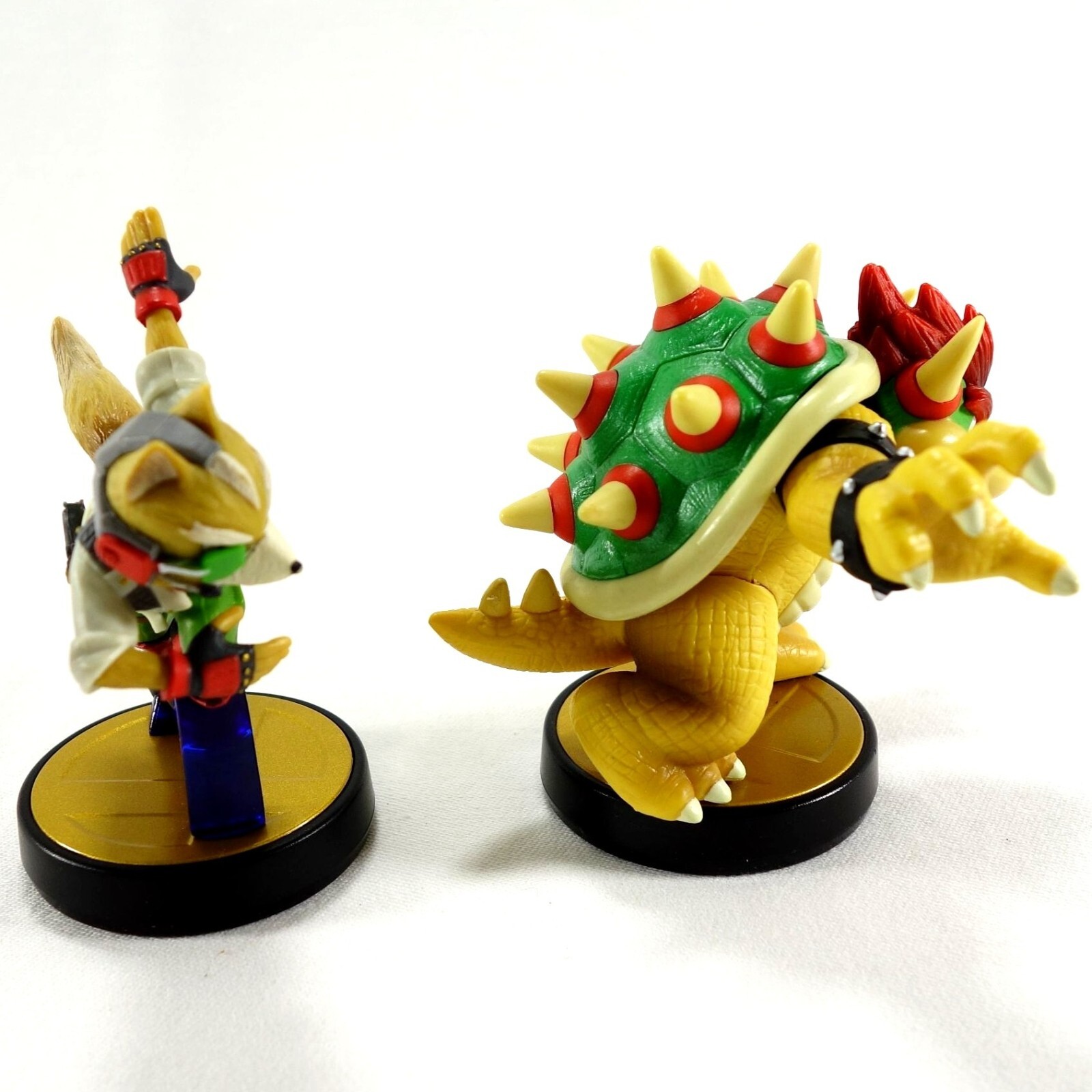 Nintendo Amiibo Super Smash Bros Figures Fox McCloud & Bowser ...