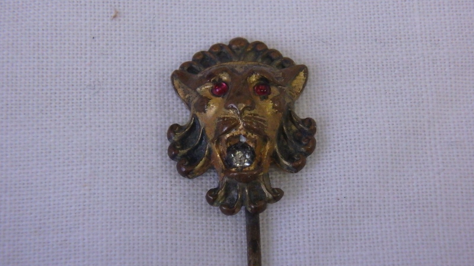 Antique Edwardian Victorian Brooch Pin Lion Collar Sh… - Gem