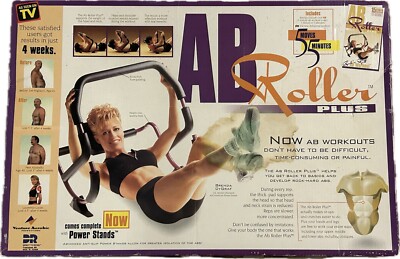 Original Purple Ab Roller Plus Crunch Rocker For Abdominal Exercise ...