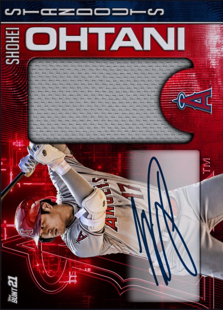 Topps Bunt Shohei Ohtani AUTO RELIC | eBay