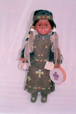 SIOUX Princess Indian doll with Papoose by Carlson Doll 18 in | eBay