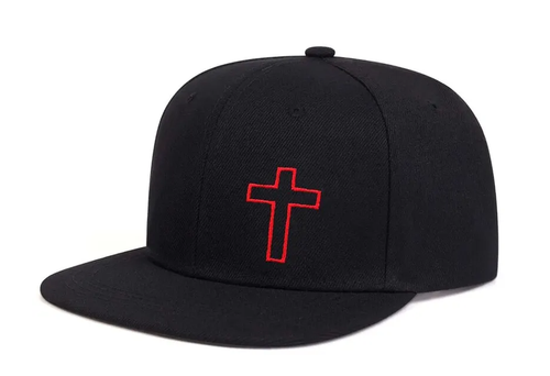 New Catholic Christian Cross Jesus Embroidery Black Cap Hat Baseball ...