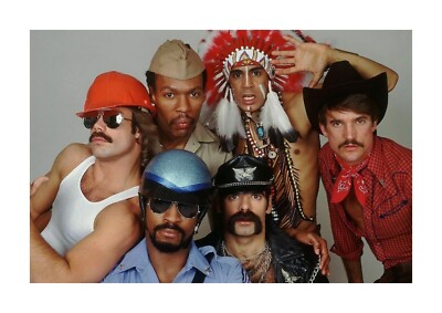 The Village People YMCA USA band A4 mounted poster Choice of frame | eBay