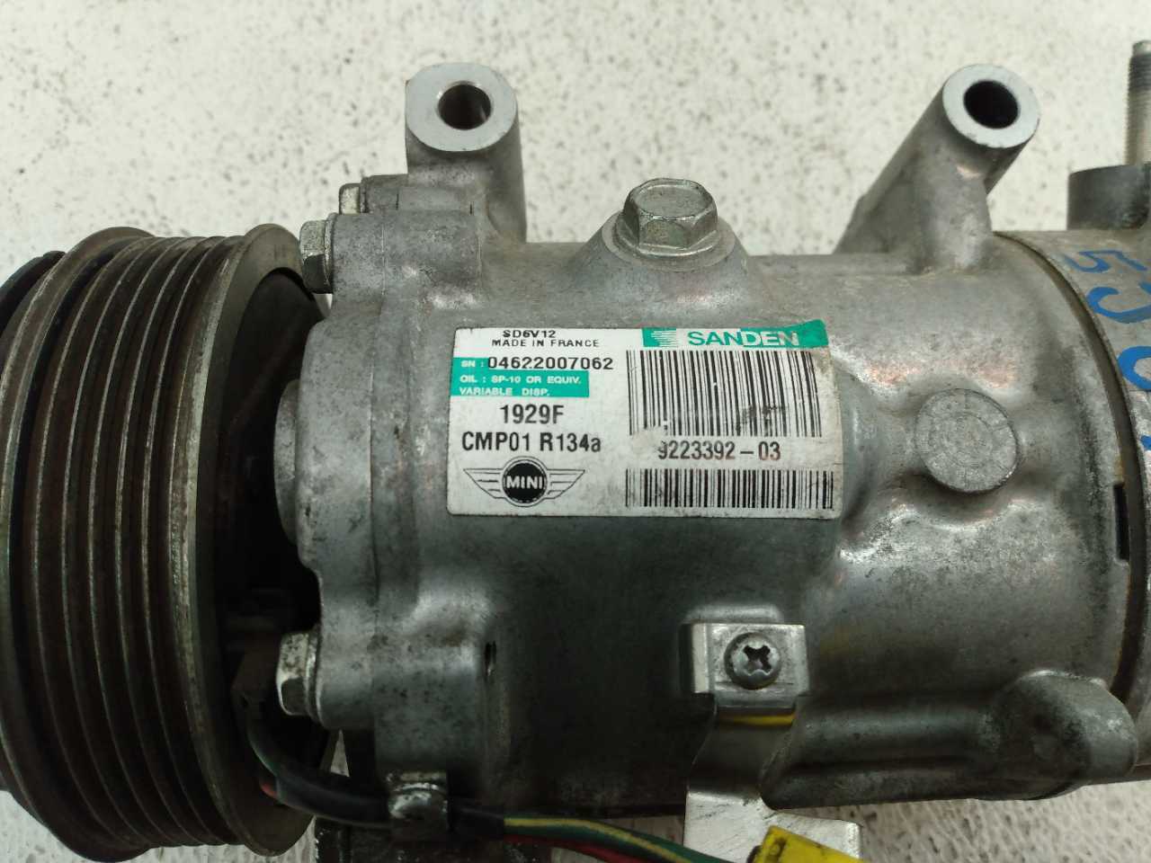 2009-2015 Mini Cooper Clubman Countryman AC Compressor 9223392-03 OEM ...