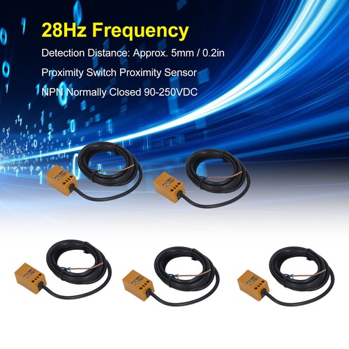 5Pcs Proximity Switch NPN Normally Closed 28Hz Frequency Proximity ...