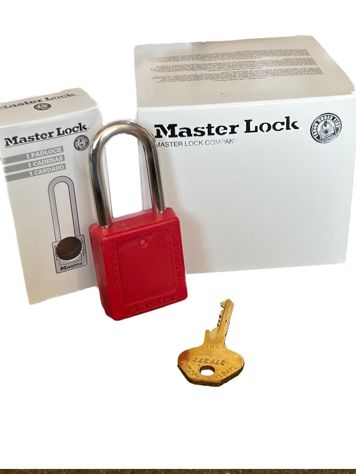 Master Lock MLK 410KARED lock out tag out padlocks with keys (all keyed ...