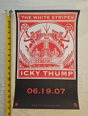 The White Stripes Icky Thump Release Date Promotional Poster | eBay