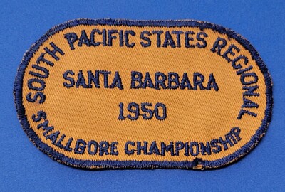 1950 SANTA BARBARA SMALLBORE CHAMPIONSHIP SOUTH PACIFIC STATES REGIONAL ...