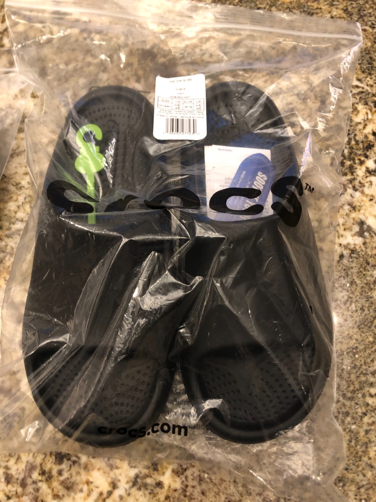 Crocs Slides Mellow Recovery Unisex Black 208392 W8 M6 NWT NIB New | eBay