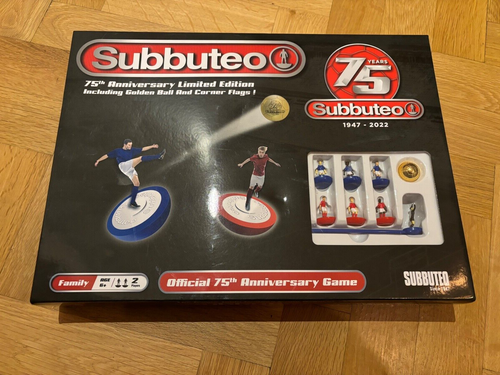 Subbuteo 75th Anniversary Limited Edition Including Golden Ball ...