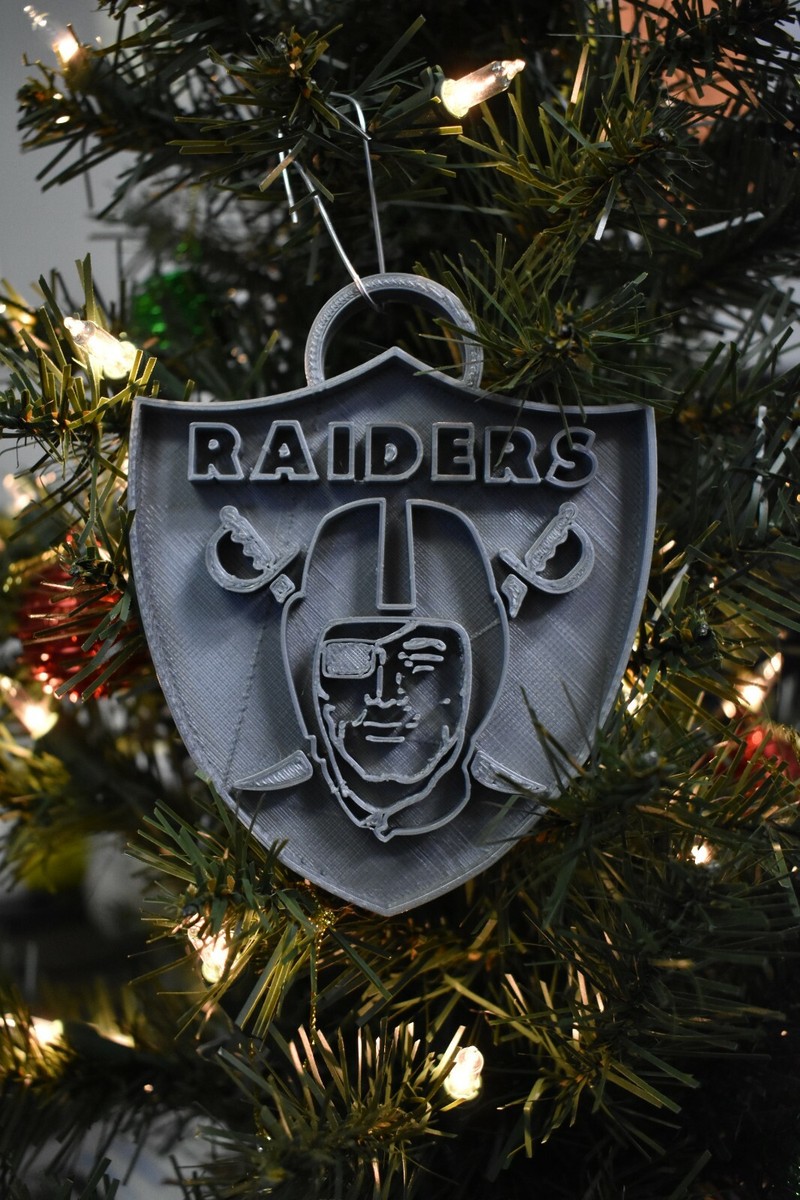 Oakland Raider Christmas Oakland Raiders NFL Football Ho Ho Ho Santa