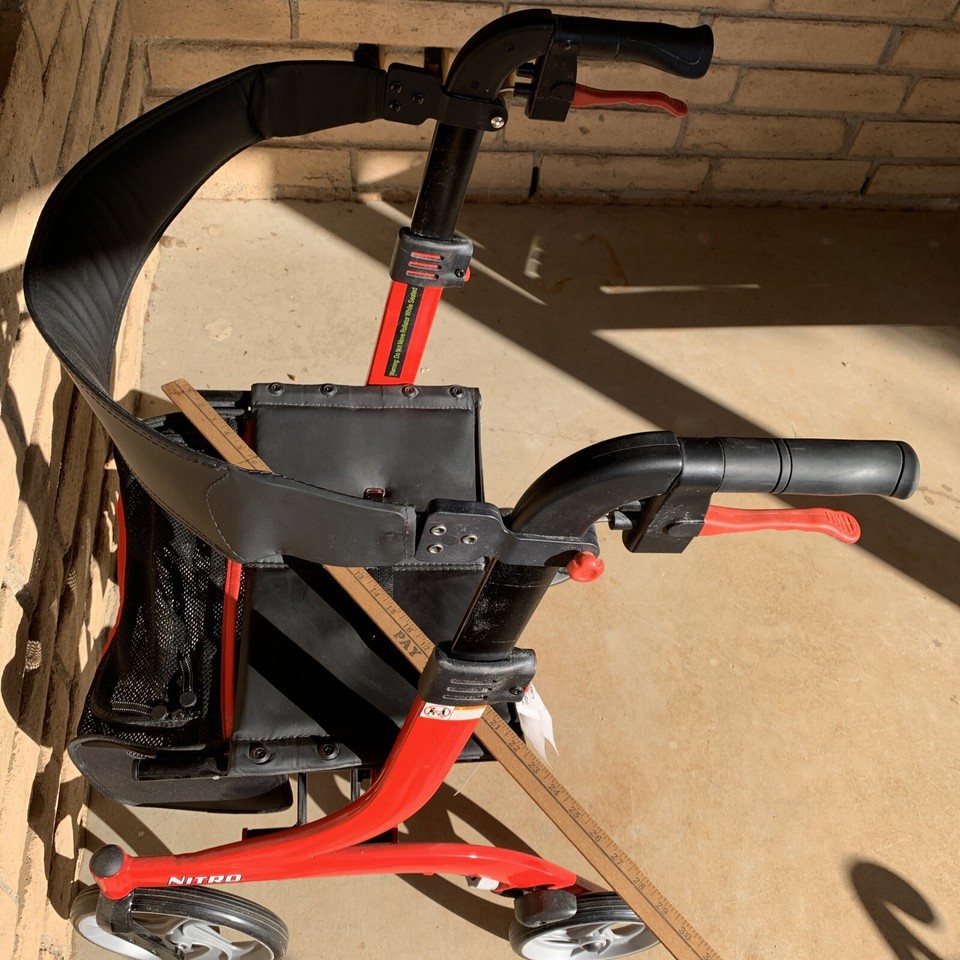Drive Nitro Rollator Walker RTL10266 - SameDayHanding &Ships Fast UPS ...
