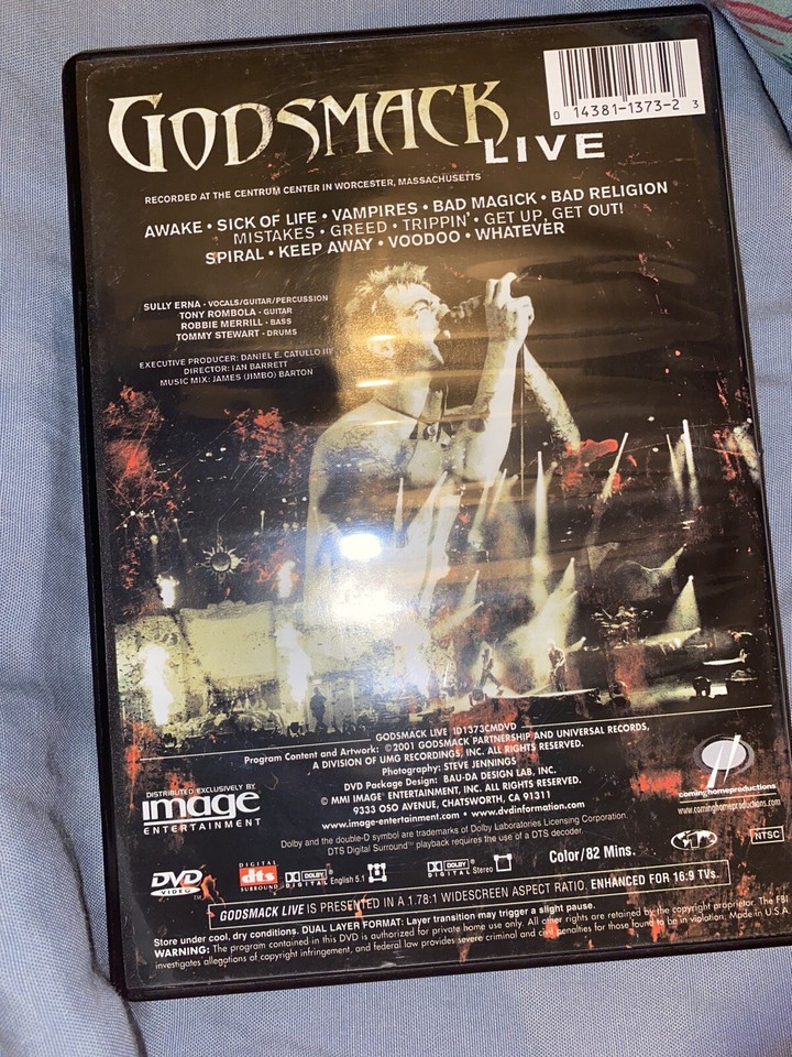 Godsmack - Live - DVD By Godsmack - VERY GOOD 14381137323| eBay