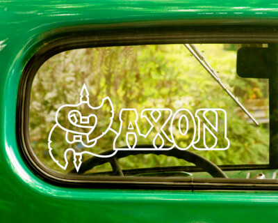 2 SAXON BAND DECALs Stickers Bogo For Car Truck Window Bumper Laptop | eBay