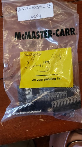 LOT 100 4-Position Rectangular Receptacle Connector IDC Gold 22-26 AWG ...