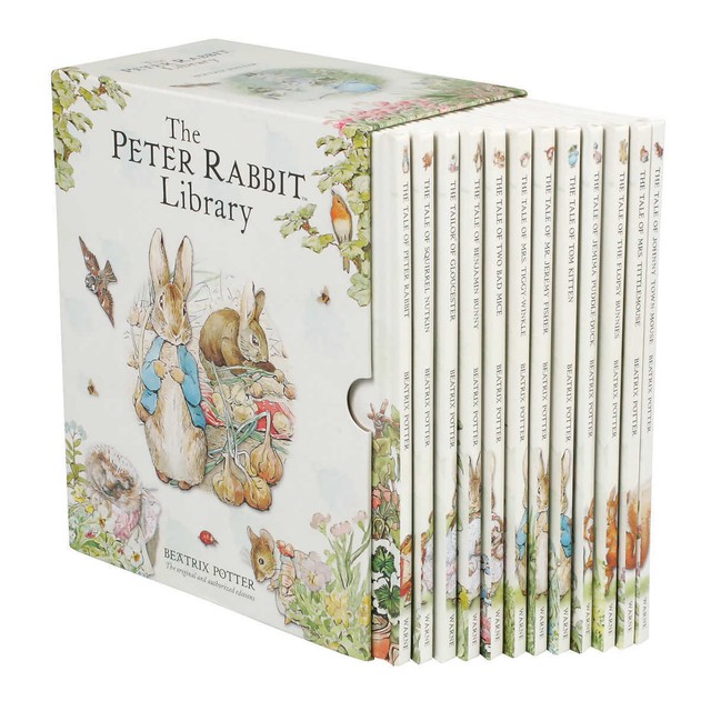 The Peter Rabbit Library by Beatrix Potter Boxed Set 12 Hardcover Books ...
