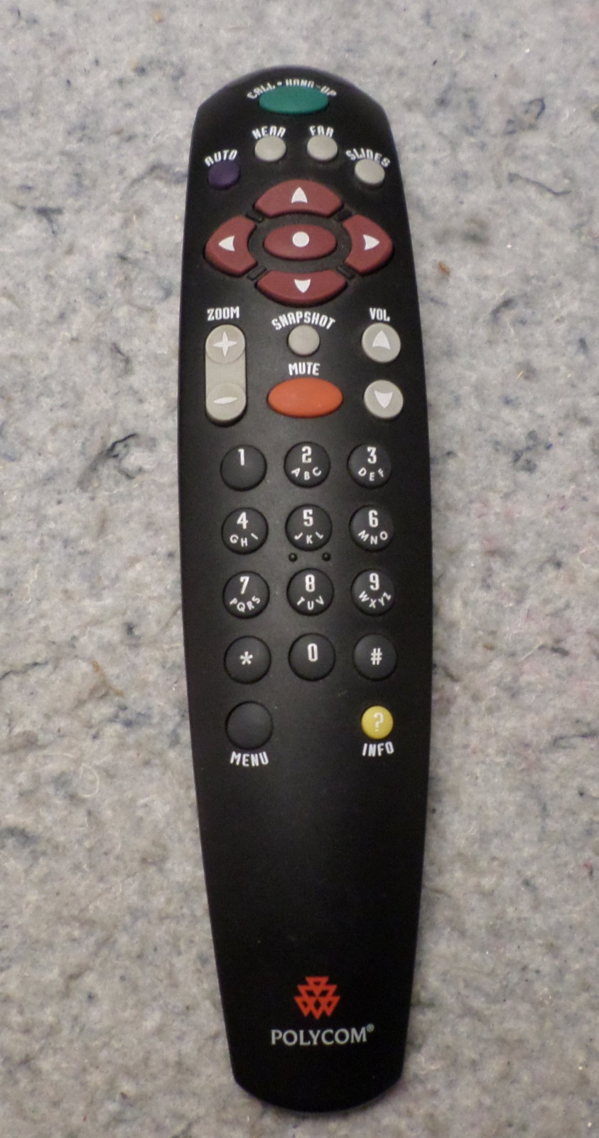 Polycom VSX-5000, 6000, 7000 Remote Control Excellent Tested great(C9B4 ...