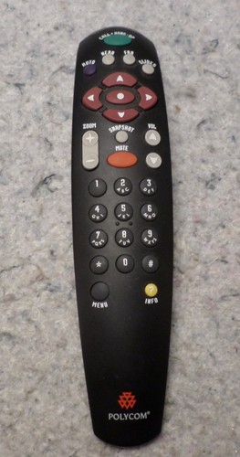 Polycom VSX-5000, 6000, 7000 Remote Control Excellent Tested great(C9B4 ...