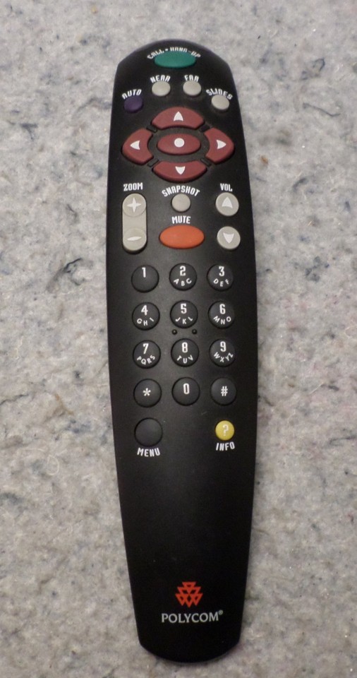 Polycom VSX-5000, 6000, 7000 Remote Control Excellent Tested great ...