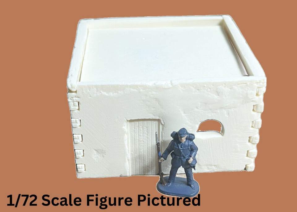 1/72 Scale Adobe Stucco Model Buildings Terrain Kit WWII Diorama ...