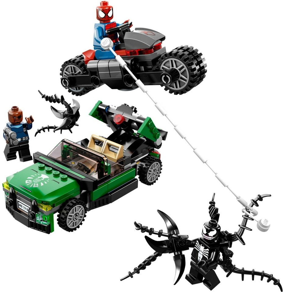 Lego 76004 Spider-Man Spider-Cycle Chase - Authentic Factory Sealed ...