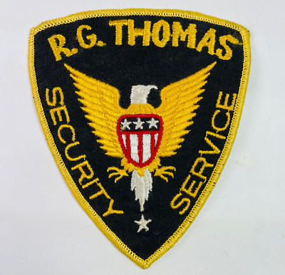 RG Thomas Security Service Patch F2 | eBay