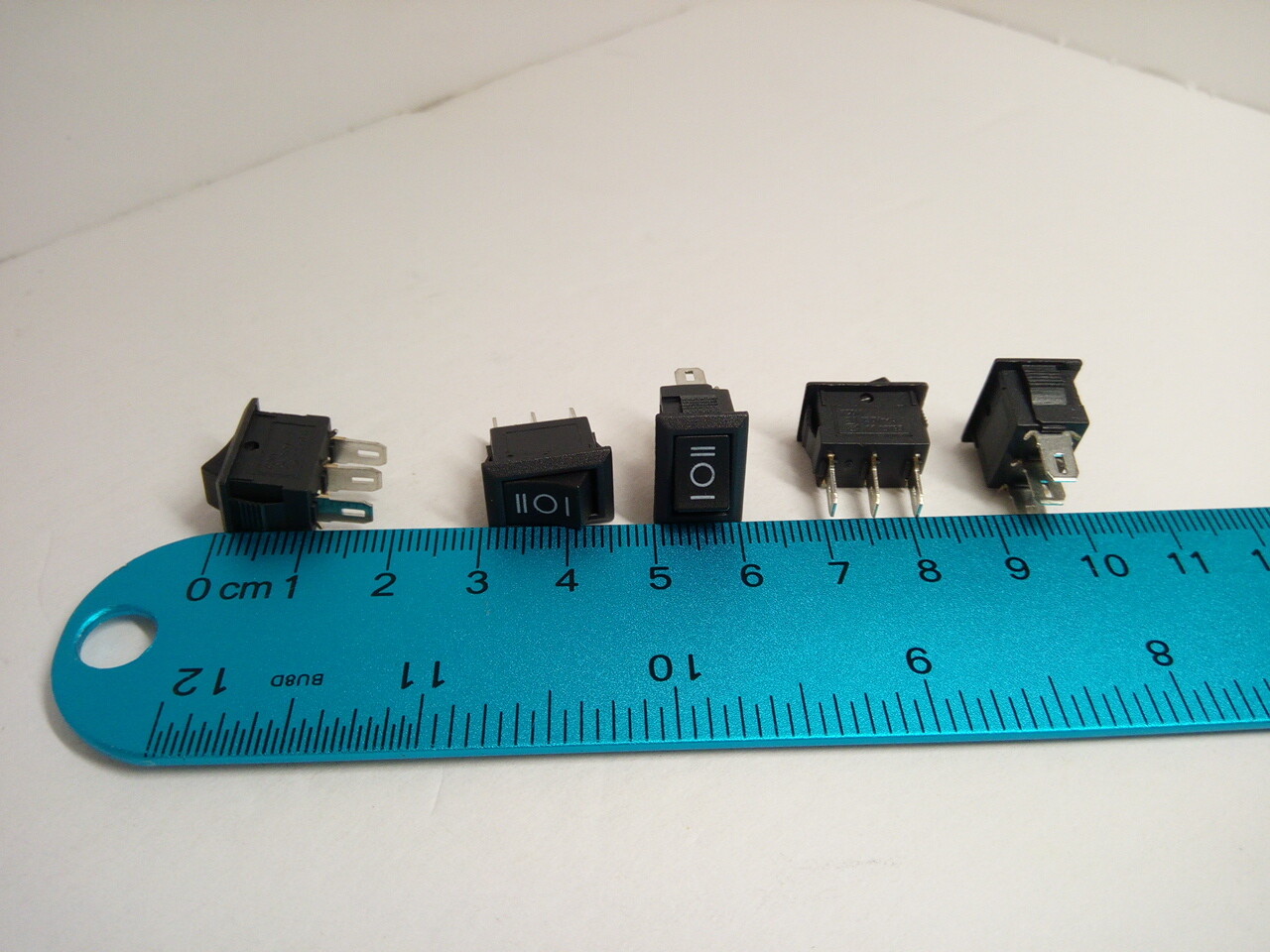 5x Pack KCD11 3A 250V 25T85 3 Pins 3 Positions Boat Rocker Power Switch ...