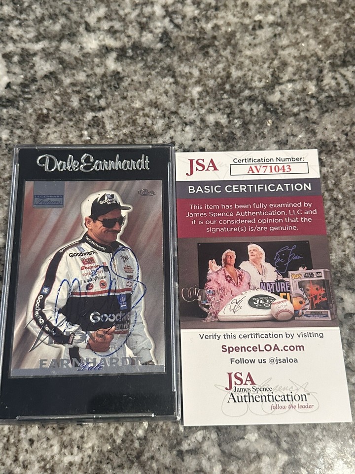 dale earnhardt sr autograph card Jsa | eBay