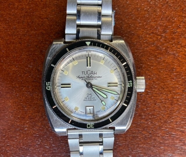 Tucah Super Submarino 200m automatic dive watch Squale style insert | eBay