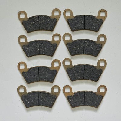 Front and Rear Brake Pads for Polaris Ranger 500 6X6 2004-2005 / ...