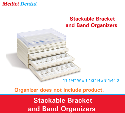 Dental Orthodontic Stackable Band and Bracket Organizer Drawers, Sold ...