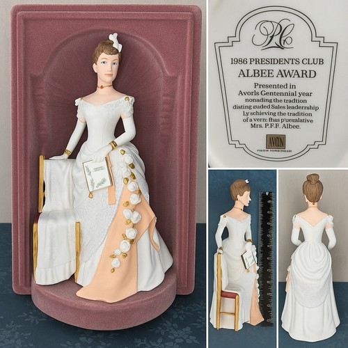 1986 Avon President’s Club Albee Award Figurine Mrs. P.F.E. Albee ...