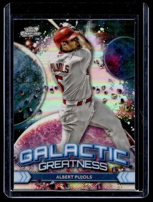 2024 Topps Chrome Cosmic Galactic Greatness Albert Pujols St. Louis ...