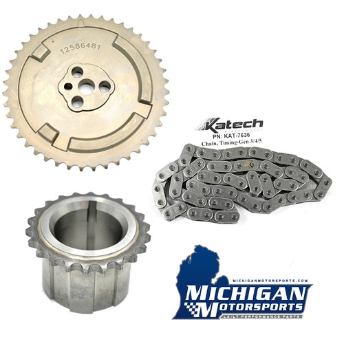 Katech C5-R GM Timing Chain Set LS1 LS2 LS3 LS6 LM7 LQ4 LT1 4.8 5.3 5.7 ...