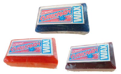 SHORTY'S CURB CANDY SKATEBOARD WAX Skateboards CURB WAX - 3 PIECES ...