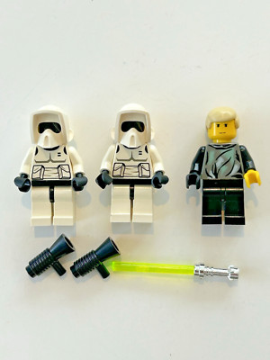LEGO Lot Scout Trooper Minifigure sw0005 7139 7128 Luke Skywalker Star ...