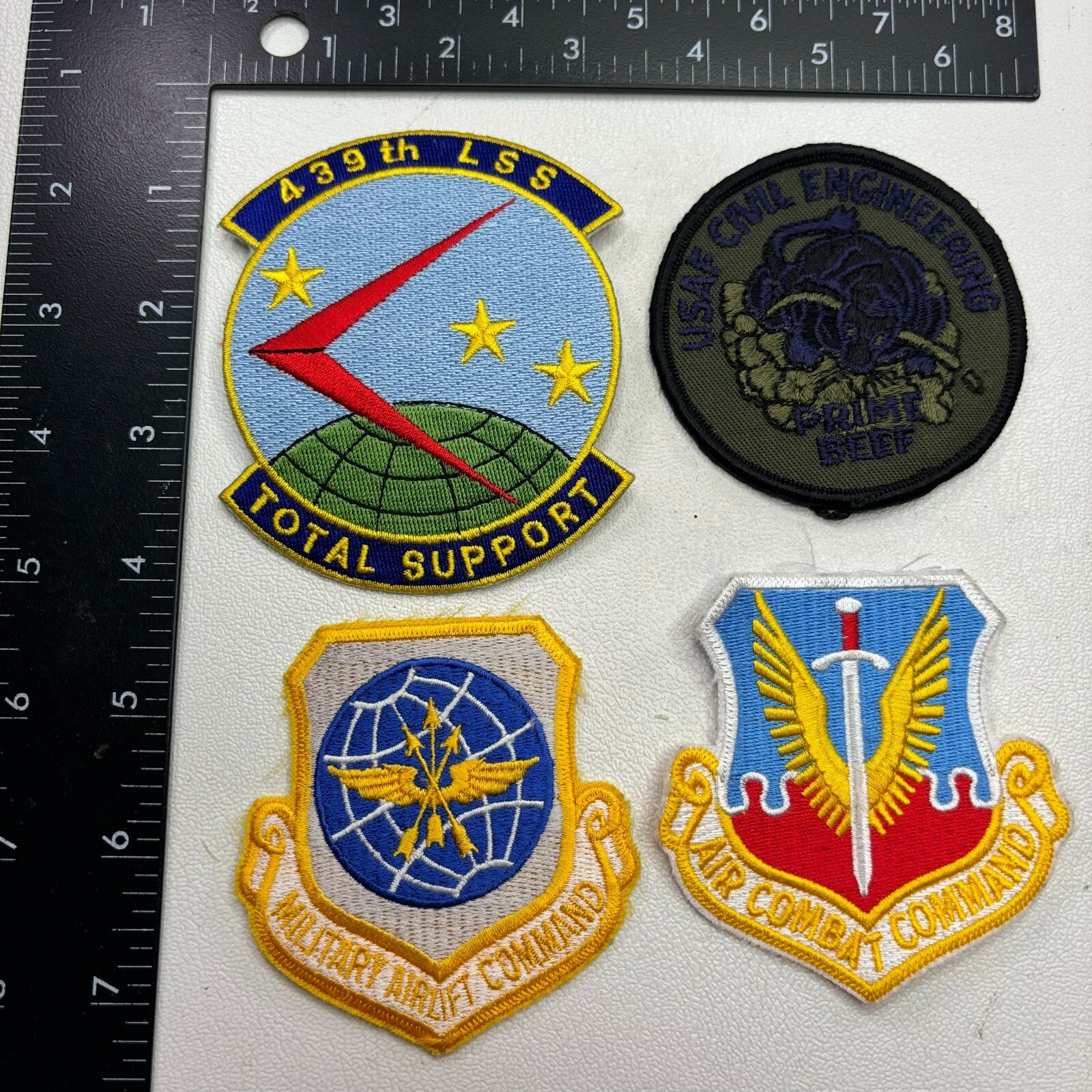 BUNDLE LOT 4 PATCH COLLECTION USAF United States Air Force Patches 00.I ...