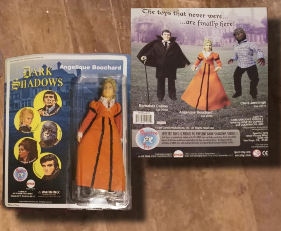 Dark Shadows ANGELIQUE BOUCHARD 8” Figure Emce Toys Spectre 2010 RARE ...