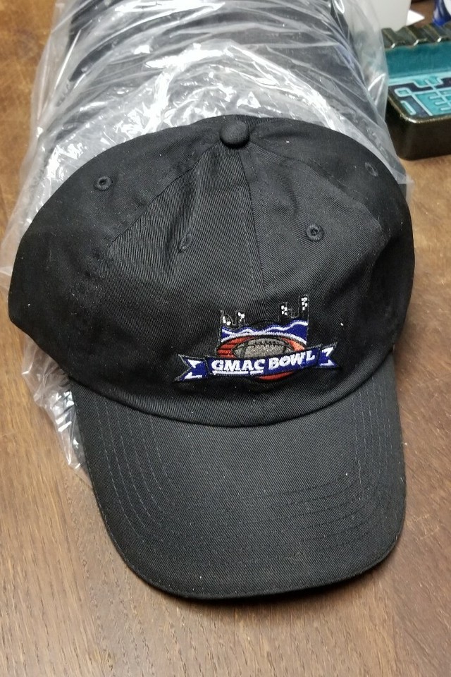 GMAC Bowl Football Mobile Alabama Hat Cap Black | eBay