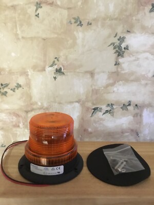 Ecco 6465A LED Beacon: Low Profile, 12-80VDC, Pulse8 Flash, Amber NEW ...