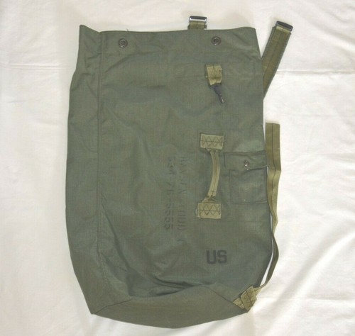 US Military Army USGI Duffle Bag, OD Green Nylon Sea Bag | eBay